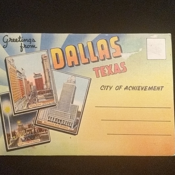Vintage | Other | Vintage Dallas Postcards | Poshmark